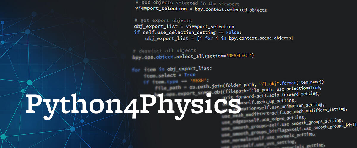 Python4Physics | Physics Python4Physics | Physics